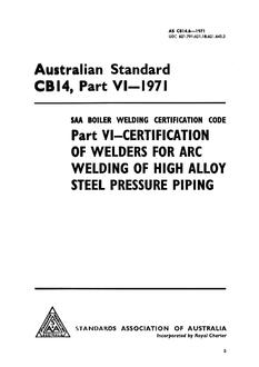 Download AS CB14.6-1971 In PDF - Australian Standards Store