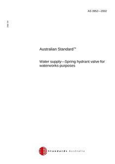 Download AS 3952-2002 In PDF - Australian Standards Store