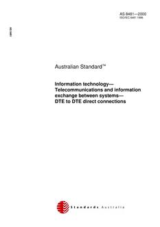 Download AS 8481-2000 In PDF - Australian Standards Store